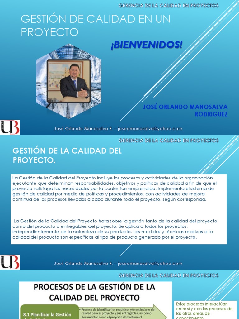 10 Gestión de Calidad en Un Proyecto | PDF | Calidad (comercial) | Gestión de la calidad