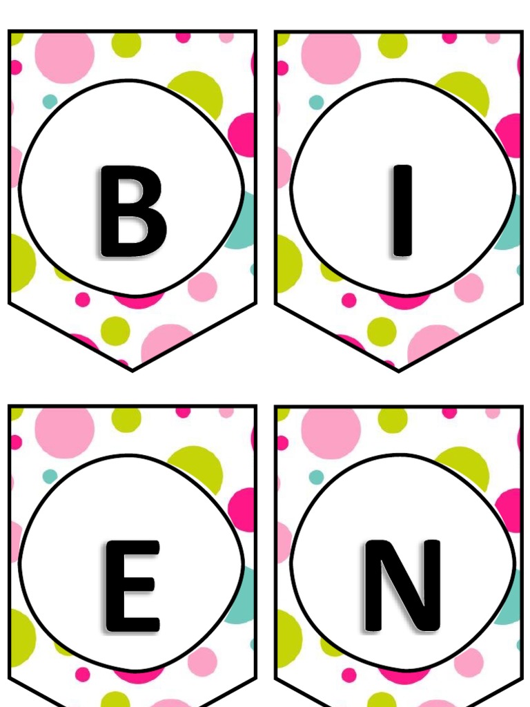 Banderines Bienvenidos | PDF