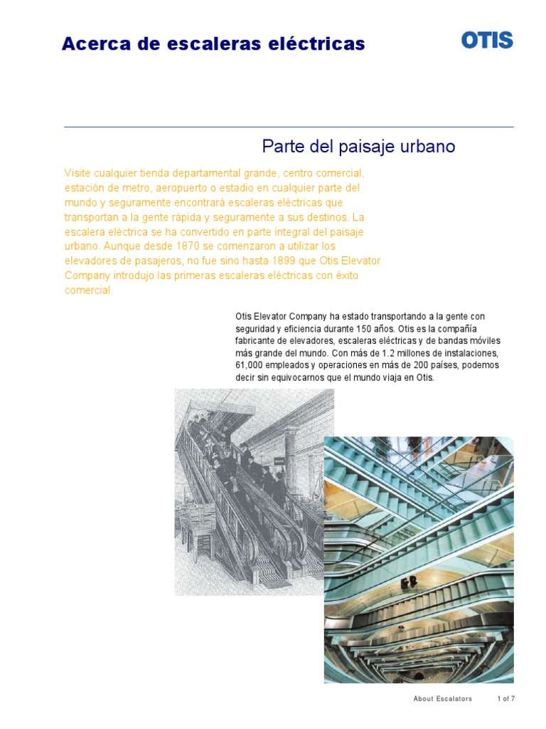 Acerca de Escaleras Eléctricas OTIS | PDF