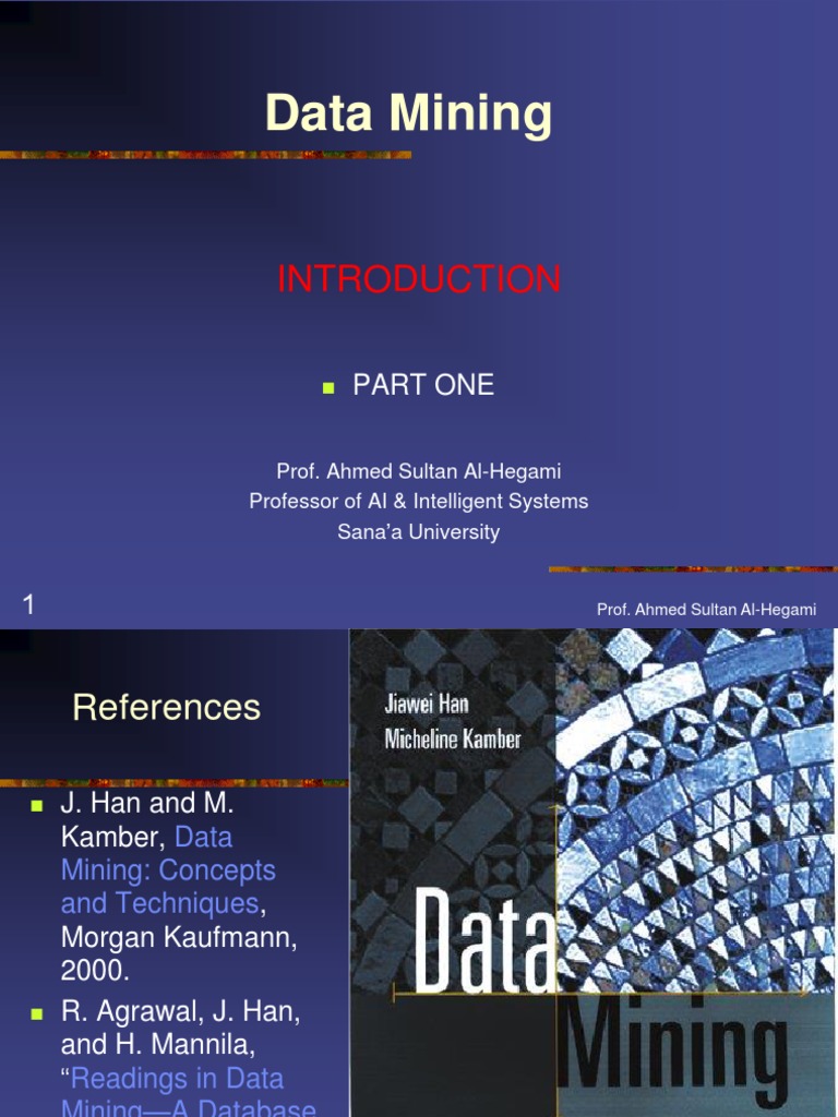 Part One Pdf Pdf Data Mining Data