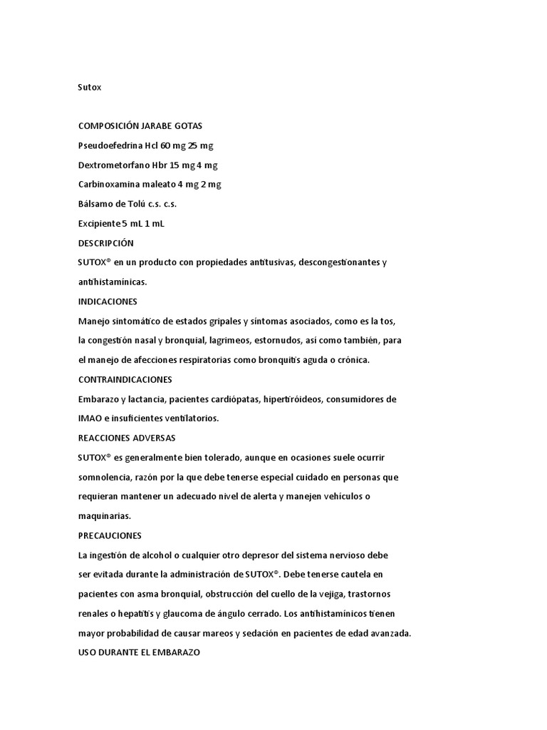 Sutox | PDF