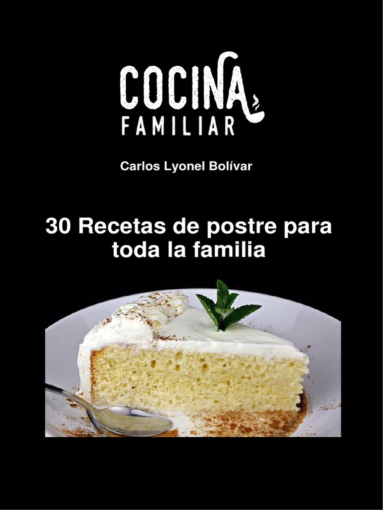 30 Recetas de Postre para Toda La Familia | PDF | Crema | Postres