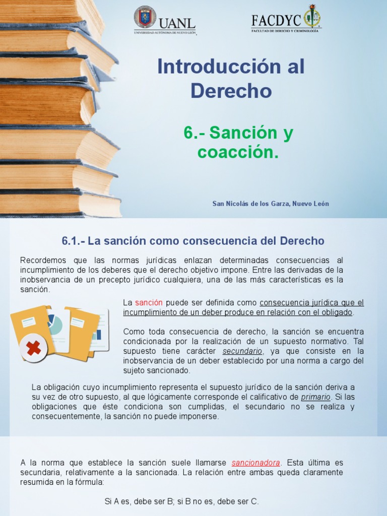 Sanción y Coacción | PDF | Castigos | Derecho penal