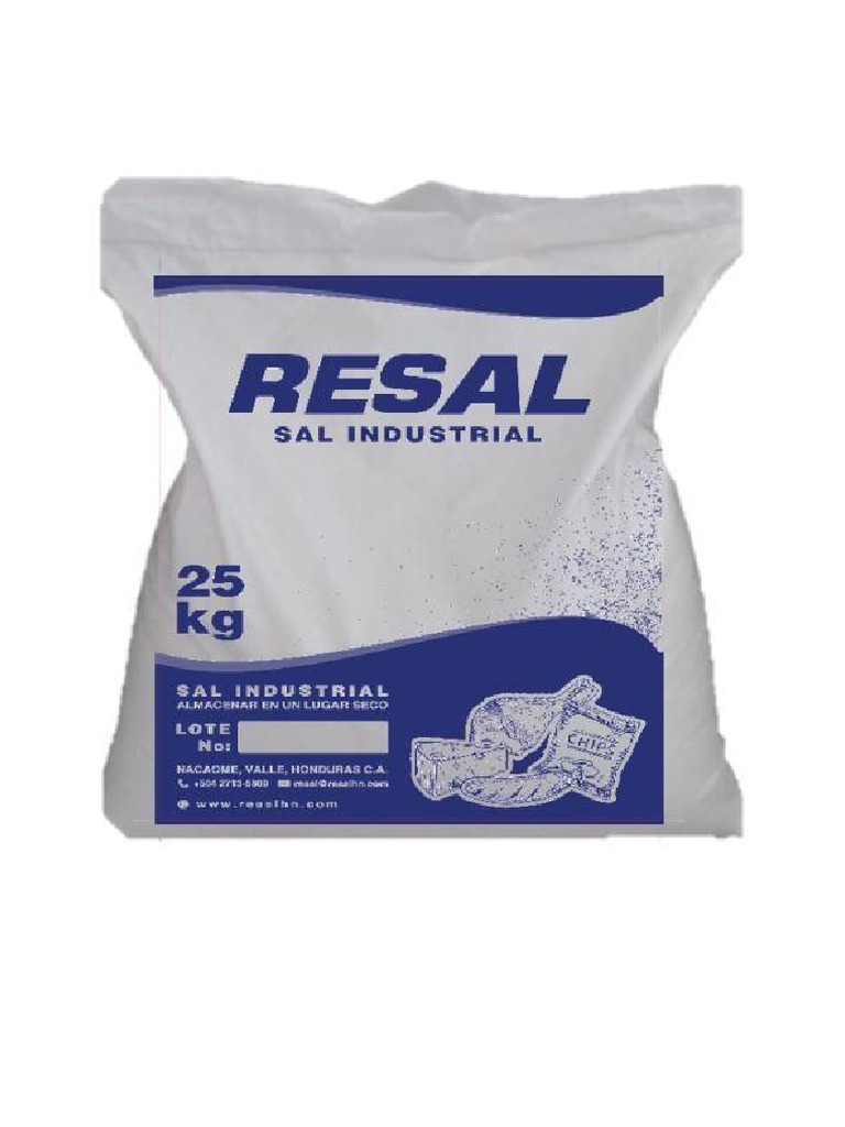 Resal 25Kg | PDF | sal | Agua