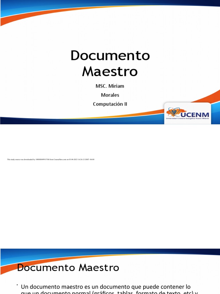 Documento Maestro | PDF | Archivo de computadora | Microsoft Word