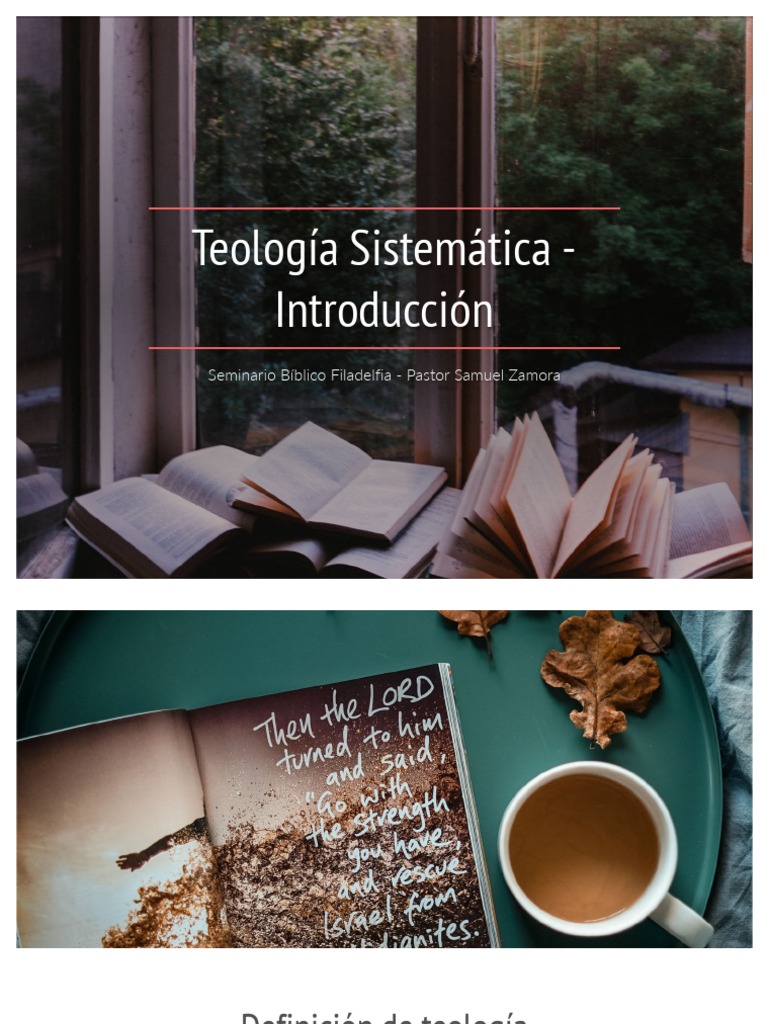 Teología Sistemática - Introducción | PDF | Teología | Dios