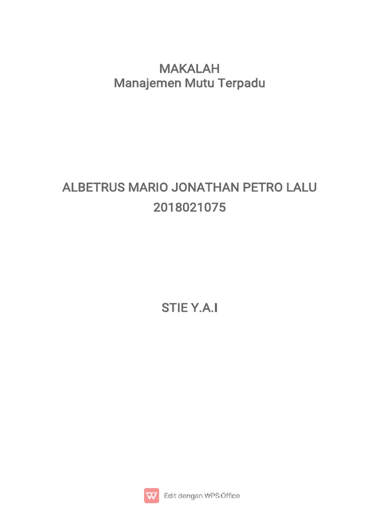 Makalah MMT | PDF