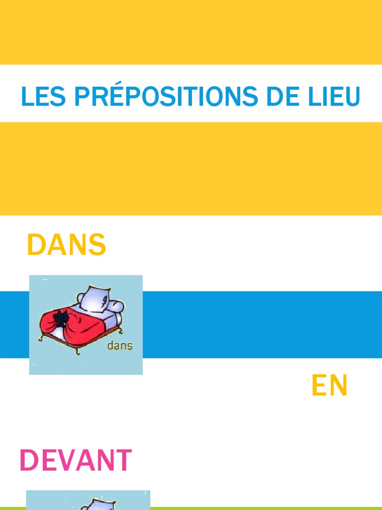 Les Prepositions de Lieu | PDF