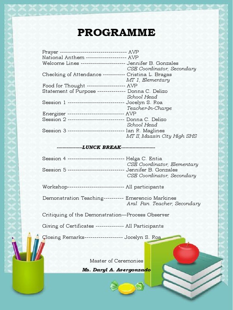 Programme Cse Pdf