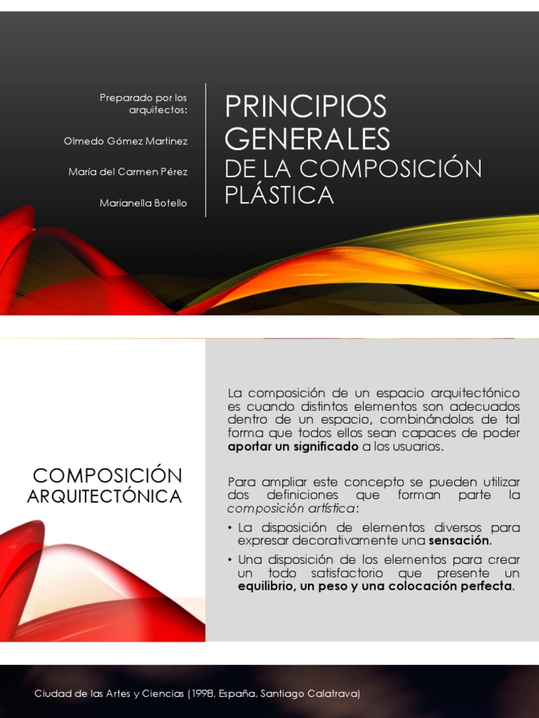 Principios de Composición Plástica | PDF | Composición (artes visuales ...