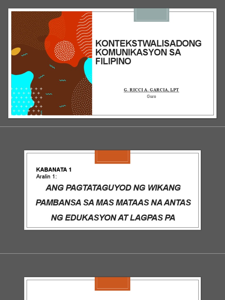Chapter 1 and 2 Komfil | PDF