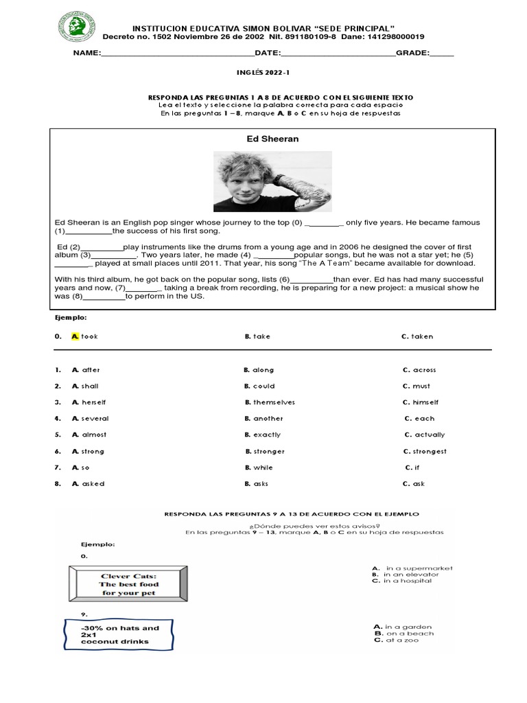 Icfes 2022 Primera Sesion | PDF