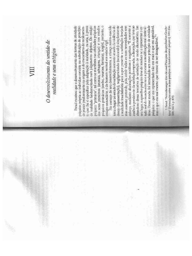 FERENCZI, Sandor - O Desenvolvimento Do Sentido de Realidade e Seus Estágios PDF | PDF