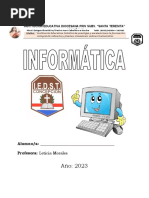 Planificación de Computación 5to Primaria 2023 | PDF | Microsoft PowerPoint | Informática