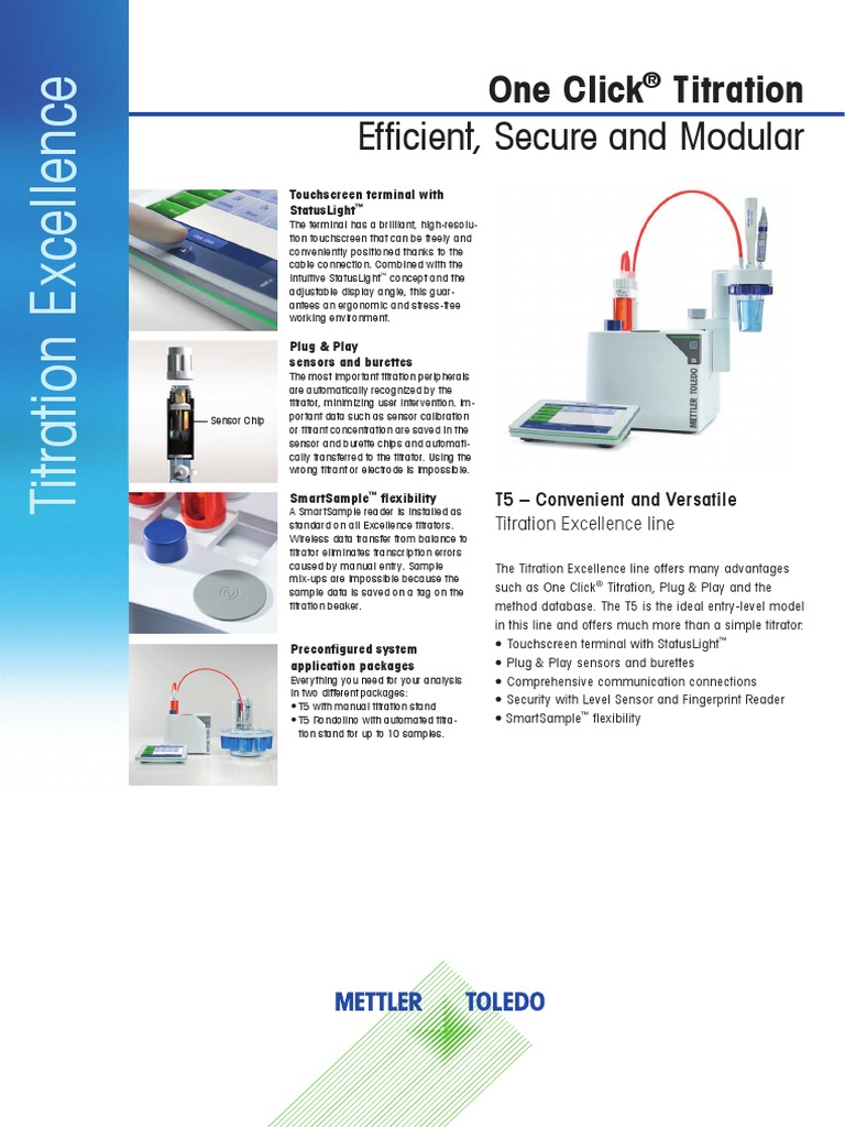 200-Eql-06 Titulador Automatico Mettler Toledo T5 | PDF | Titration ...