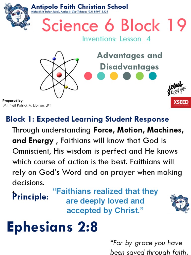 February 27,2023 - Science 6 - Block 19 Lesson 4 | PDF | Inertia | Books