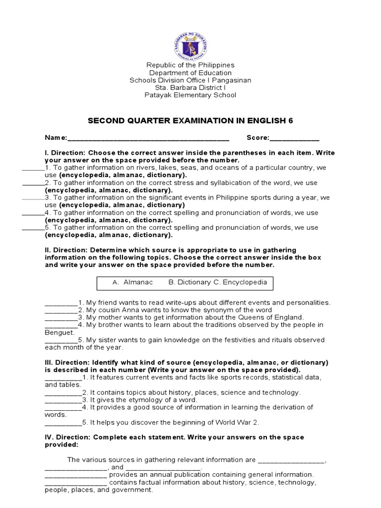 Sample Exam | PDF | Books | Information