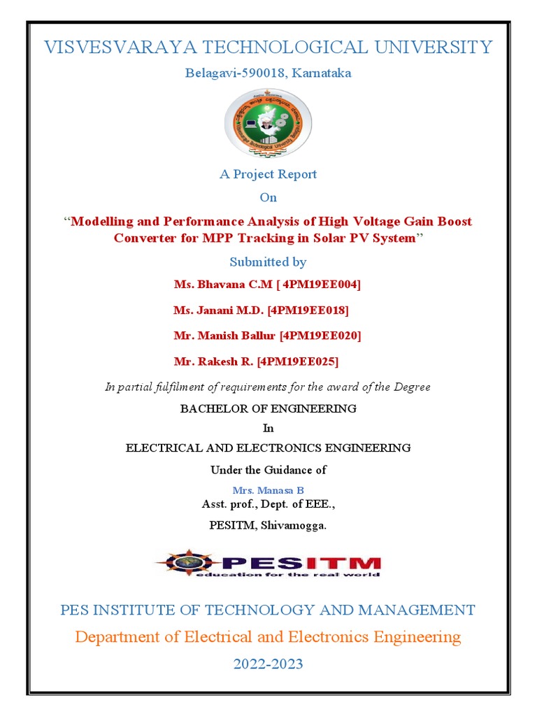 Phase 1 Report | PDF | Engineering | Photovoltaics