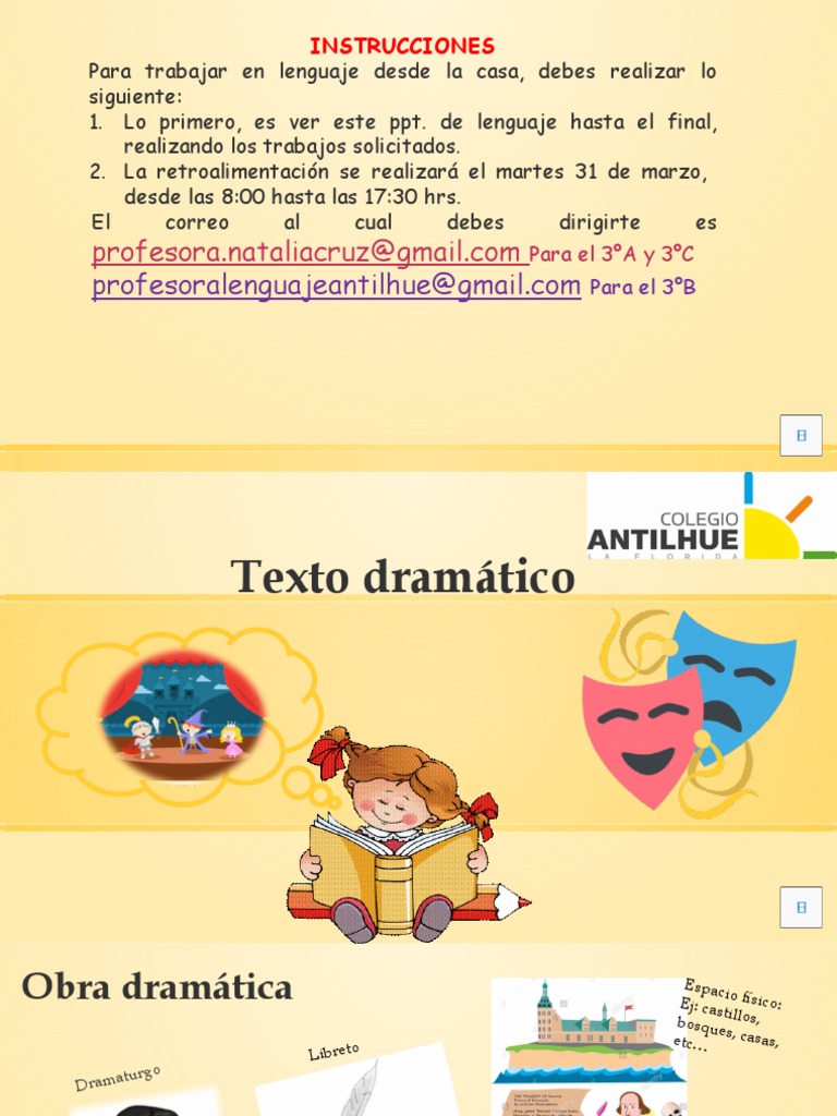 Texto Dramático 3° Básicos | PDF