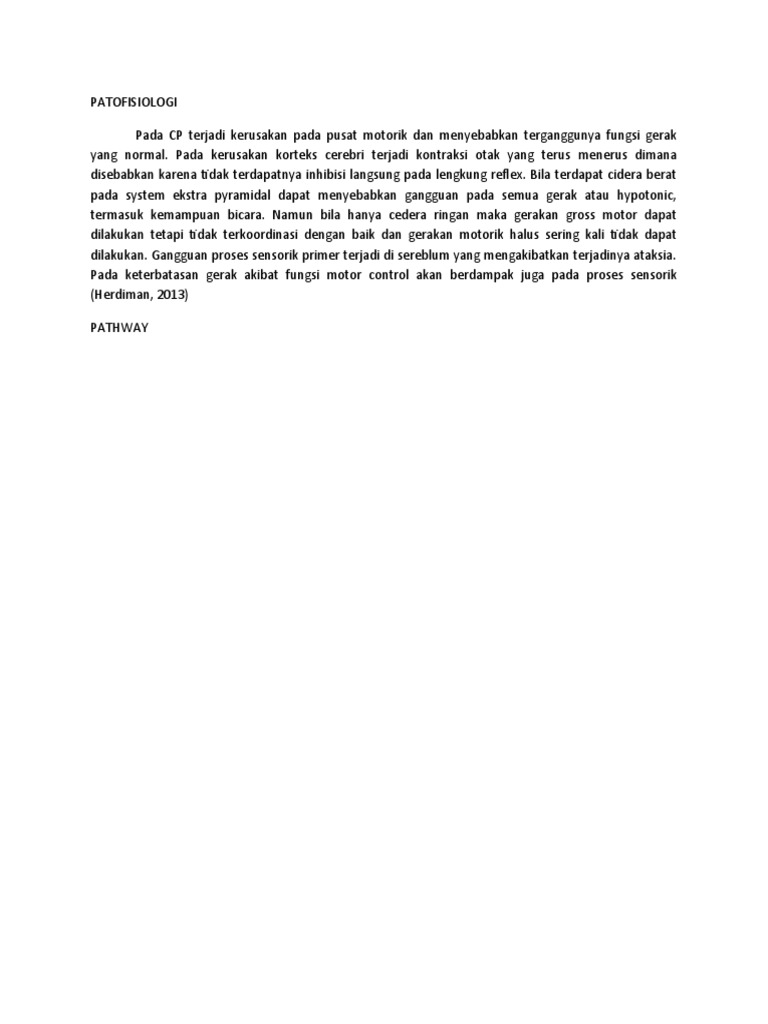 Cp Pato Pathway Klasifikasi Pdf