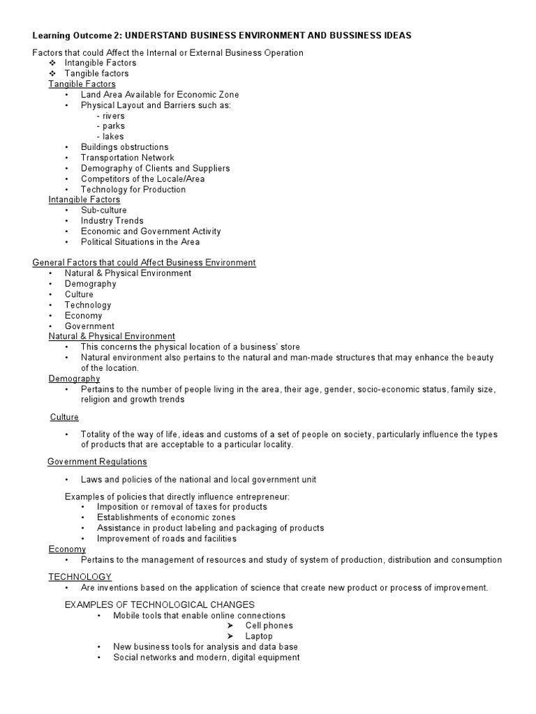 Learning Outcome 2 HAND-OUTS | PDF