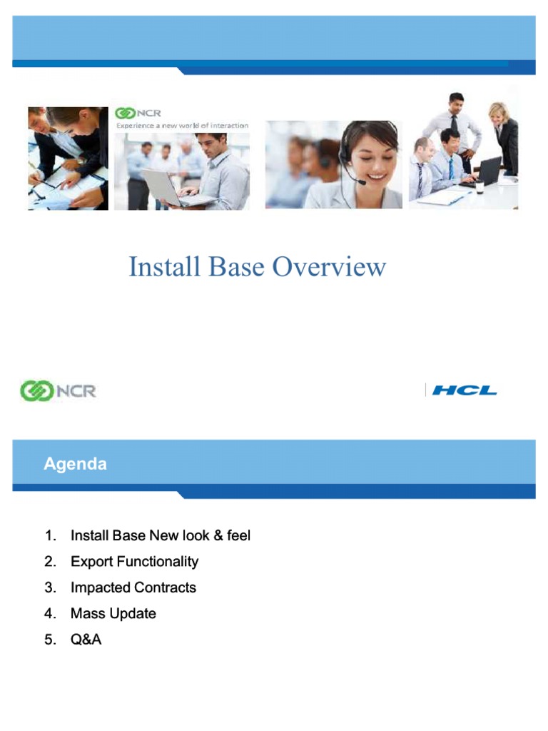 Install Base R12 Presentation | PDF