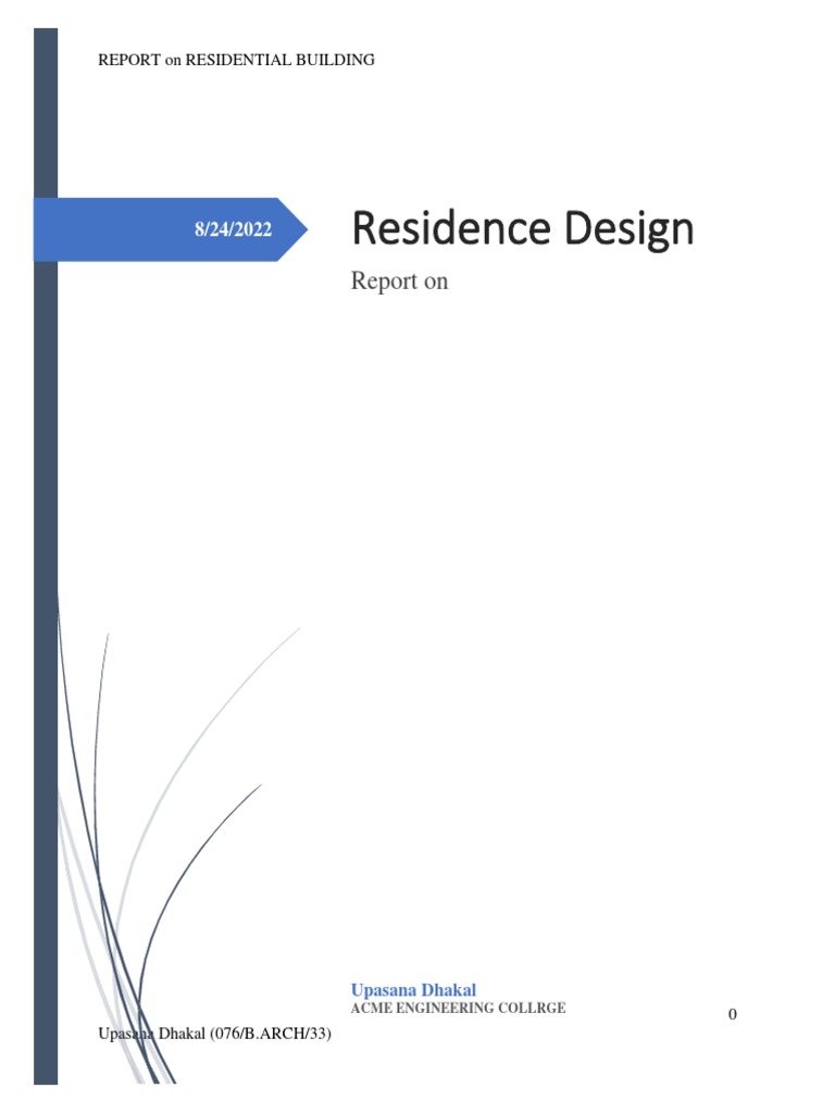 Residential Design | PDF | Framing (Construction) | Wall