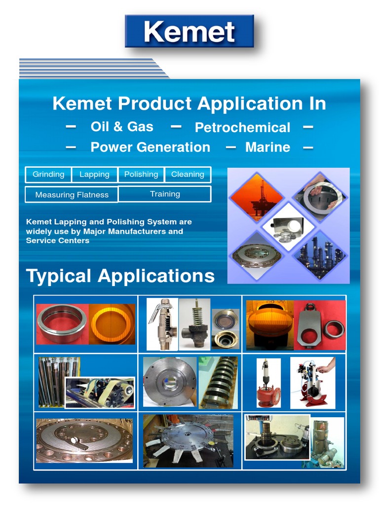 Kemet Lapping Solutions for Oil & Gas | PDF | Technology & Engineering