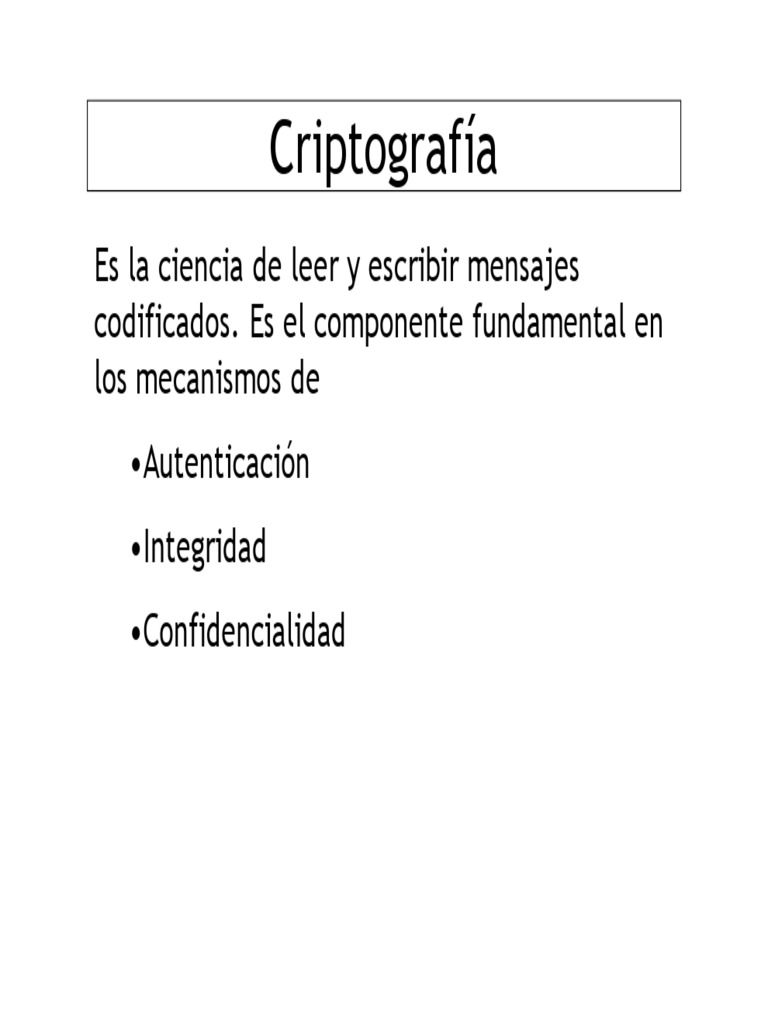 Criptografia | PDF | Cifrado | Criptografía de clave pública