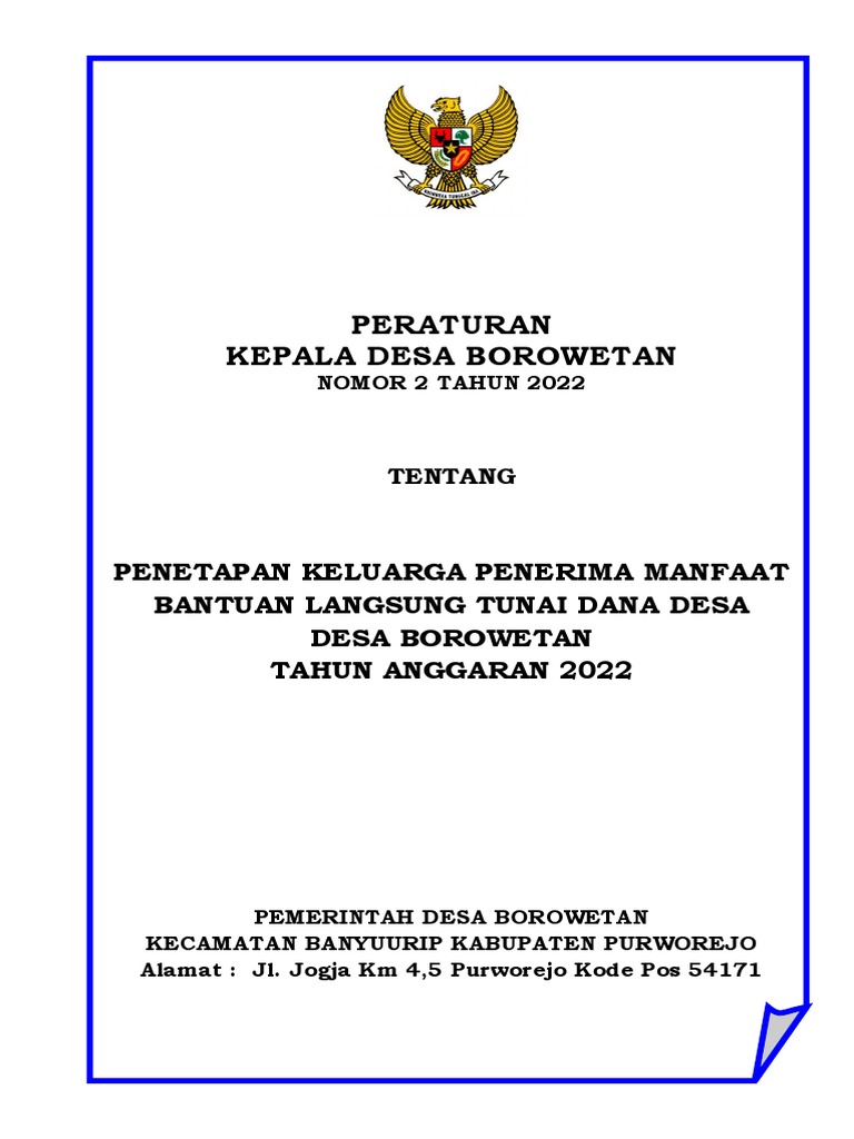 Cover Perkades KPM BLT 2022 | PDF