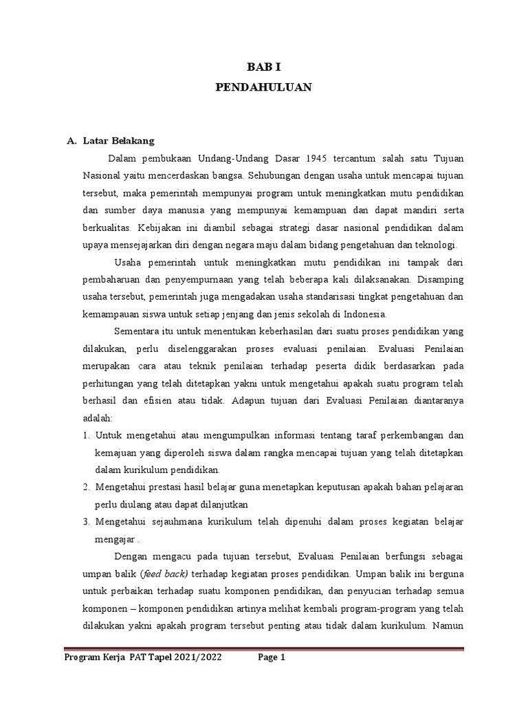 Program Pat 2122 | PDF