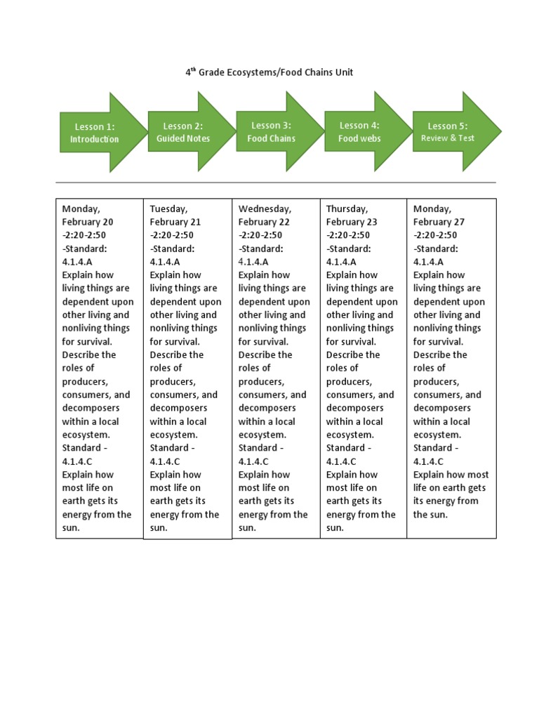 4th Grade Ecosystems | PDF | Life | Ecosystem
