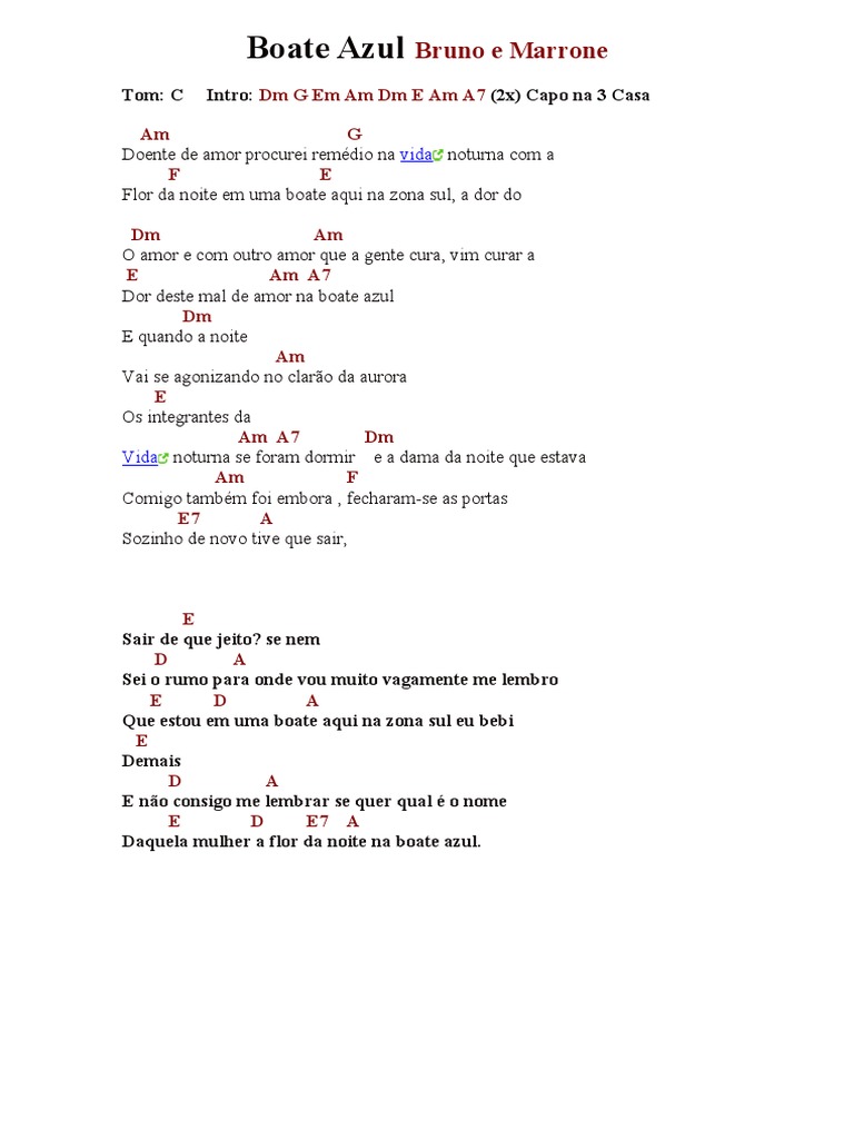 Boate Azul Bruno e Marrone | PDF