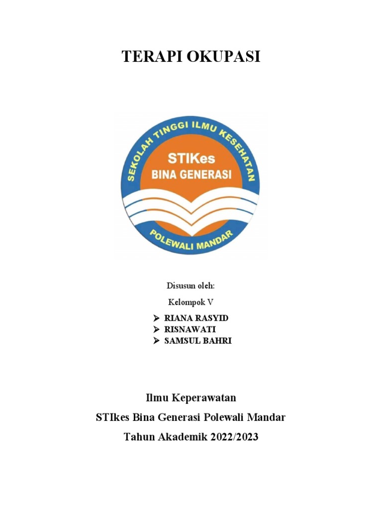Terapi Okupasi KLP 5 | PDF