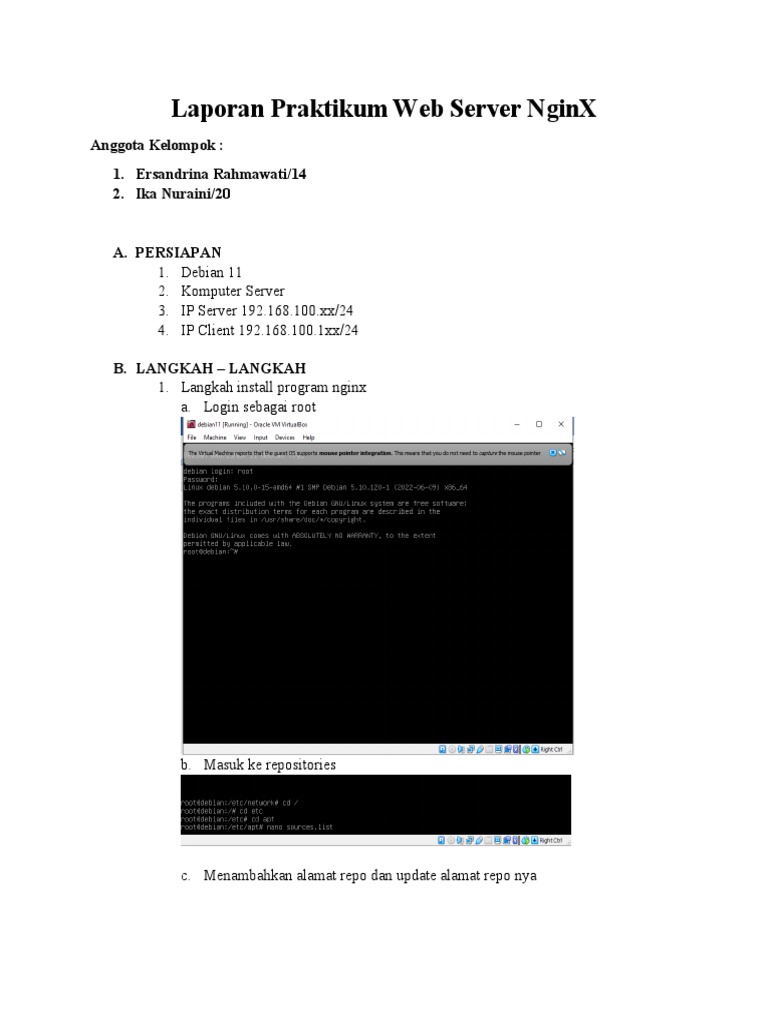 Praktikum Web Server Nginx | PDF | Komputer
