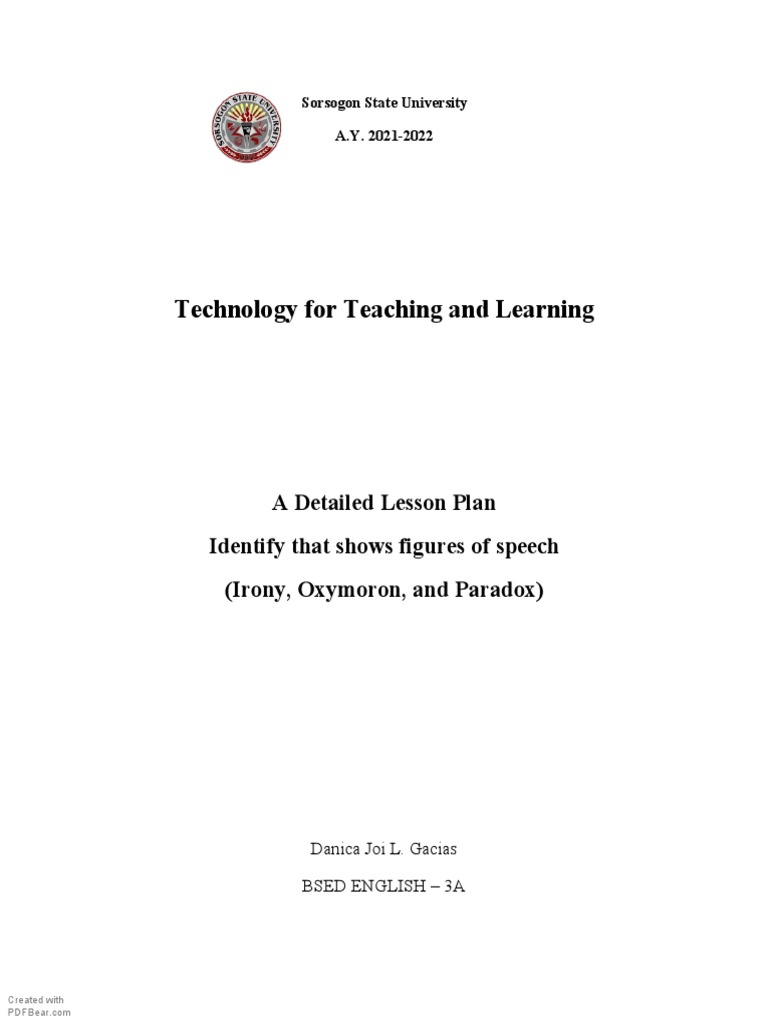 Revised - DLP - Gacias Danica Joi L. BSED ENGLISH 3A 2 PDF | PDF | Learning | Lesson Plan