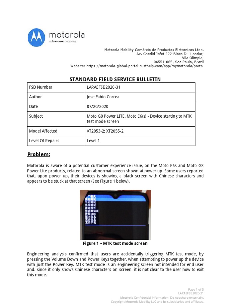 FSB - L4 - LARAEFSB2020-31 - Moto E6s Moto G8 Power Lite - Device ...