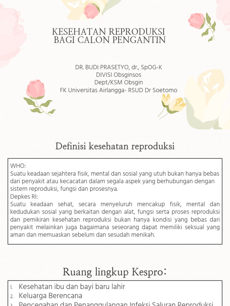 Kespro Catin - 2021 (Materi Dr. Budi Pras, Spog (K) ) PDF | PDF
