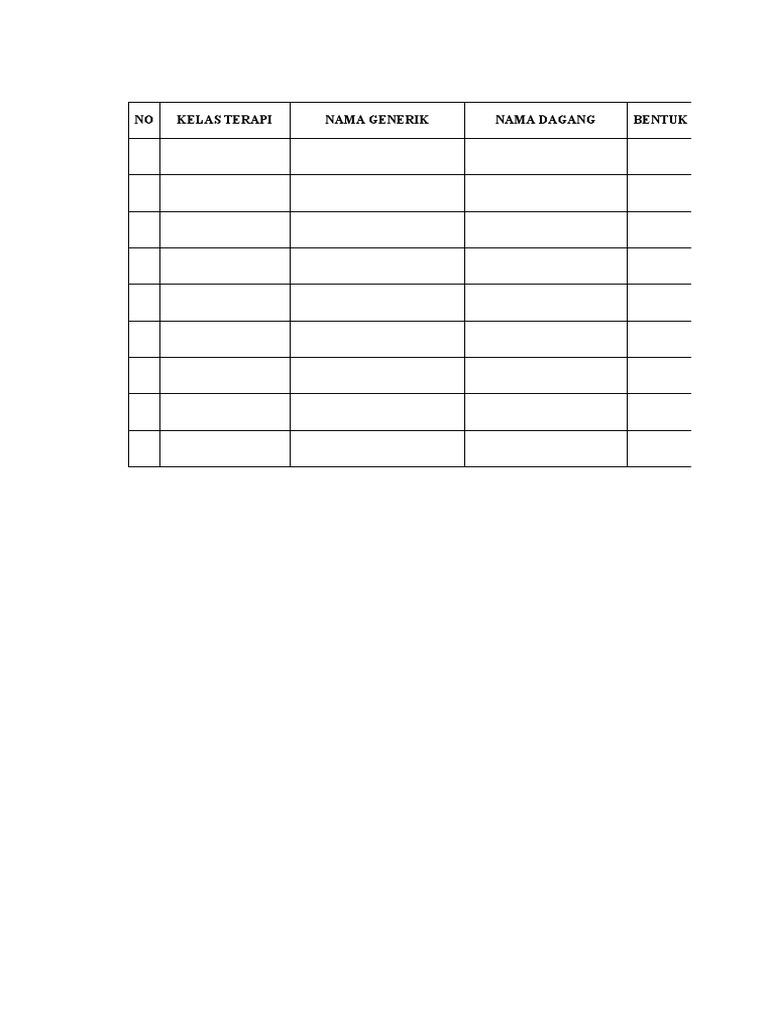 Form Usulan Obat Formularium Pdf