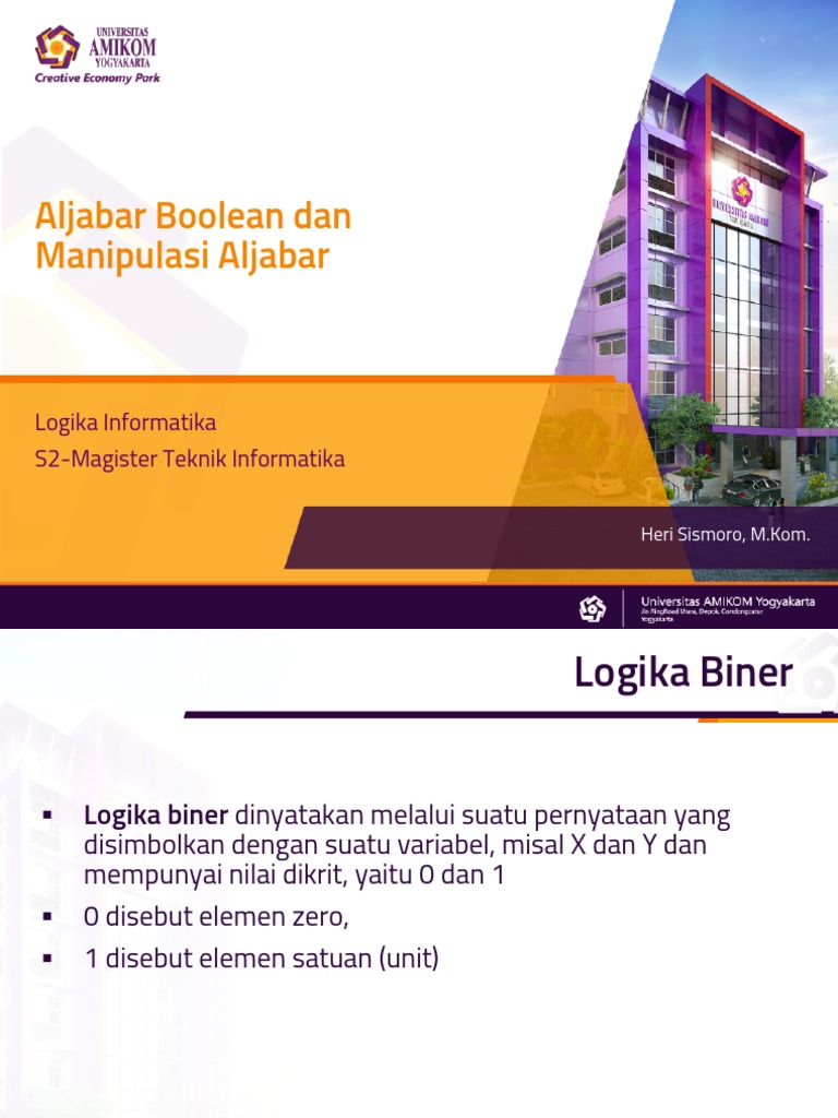 3 Aljabar Boolean dan Manipulasi Aljabar.pdf | PDF