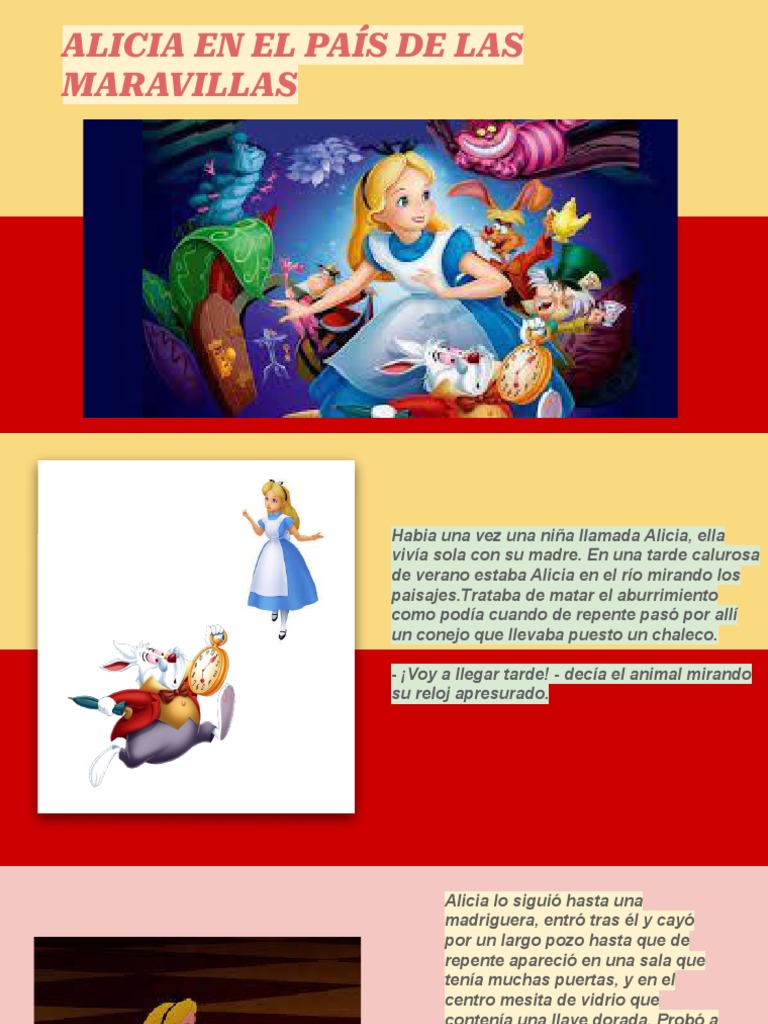 Aventuras de Alicia en el País de las Maravillas | PDF | Las aventuras ...