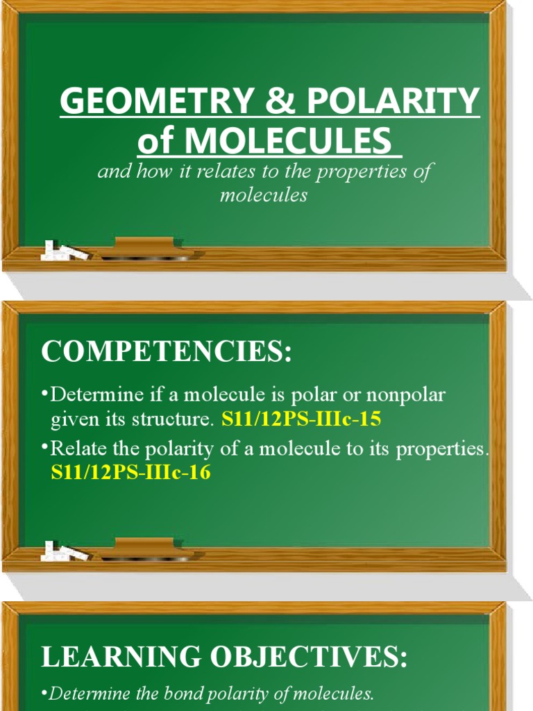 Molecule Geometry and Polarity Explained | PDF | Teaching Methods ...