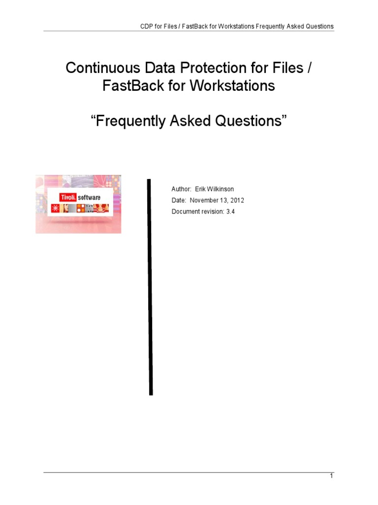 Fastback For Workstations Q&A | PDF | Backup | Computer File