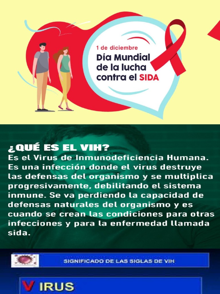 Presentacion Sobre VIH SIDA | PDF