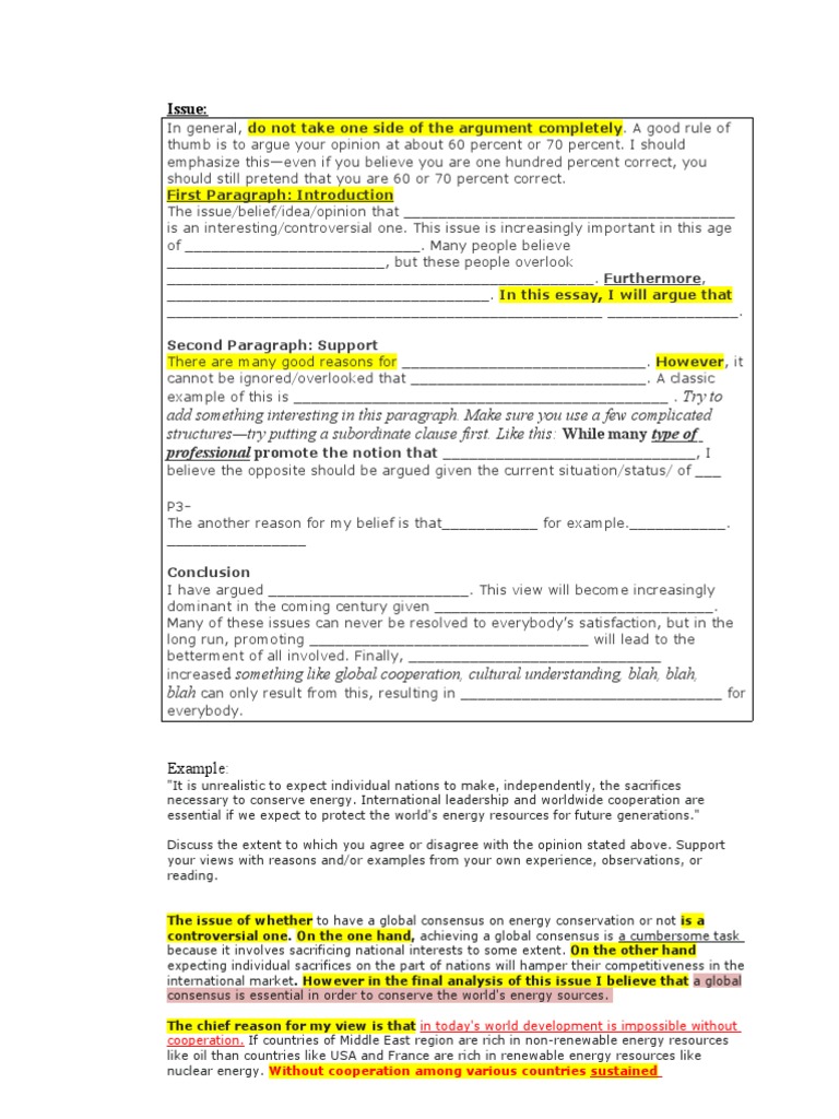 Awa Template | PDF | Argument | Energy Development
