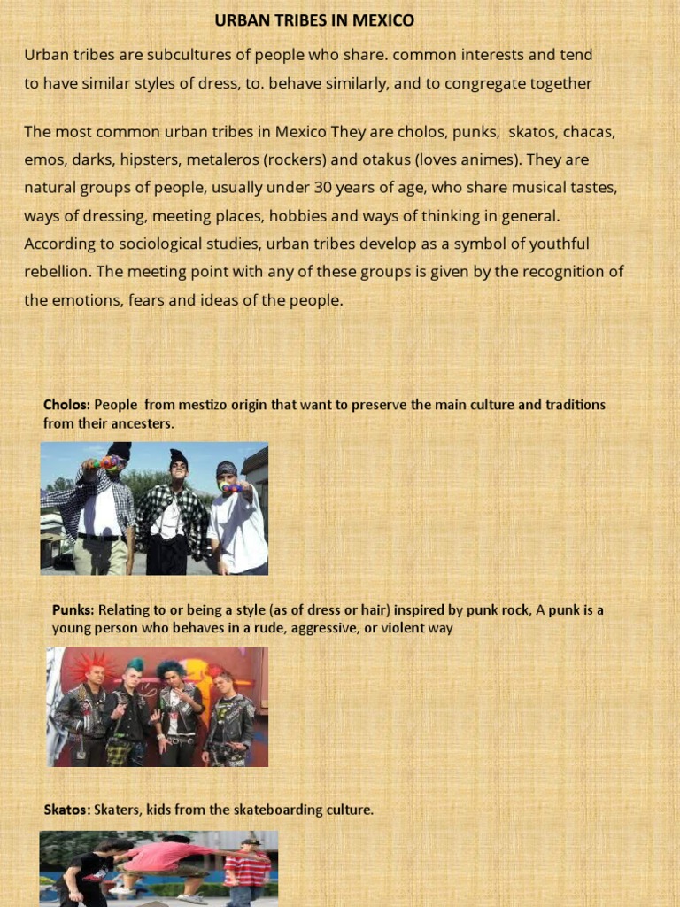 Urban Tribes in Mexico | PDF