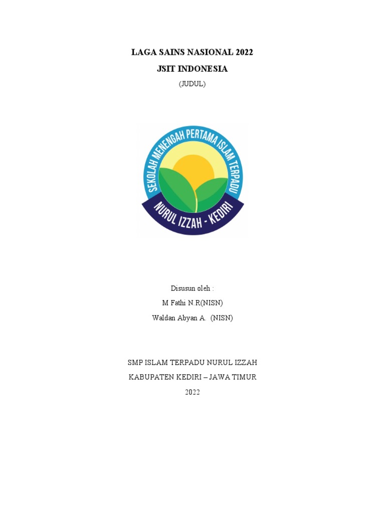Format Laga Sains Nasional 2022 | PDF | Karier & Perkembangan | Perjalanan