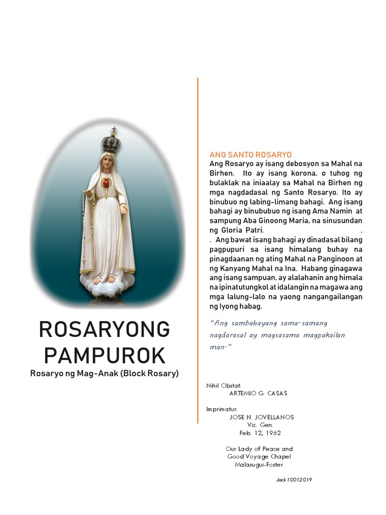Block Rosary Final | PDF
