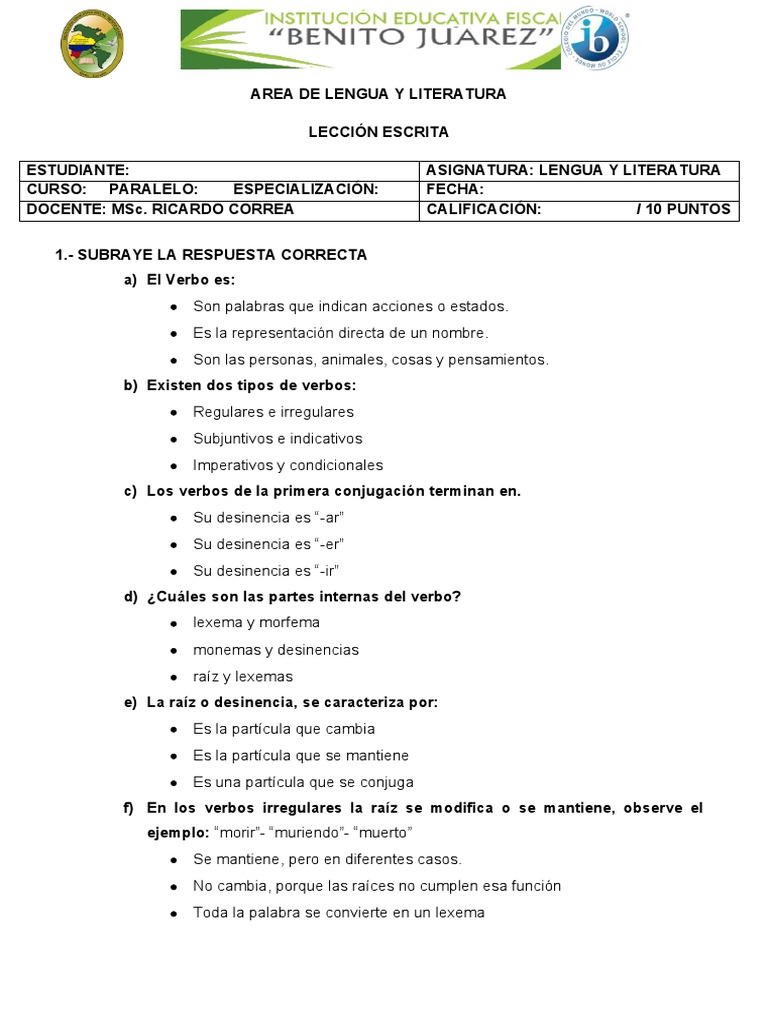 Lección 4 | PDF