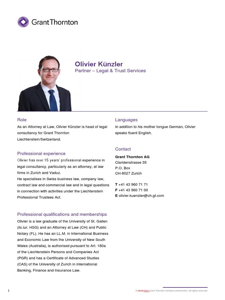 21cv - Olivier-Kuenzler - en | PDF | Business